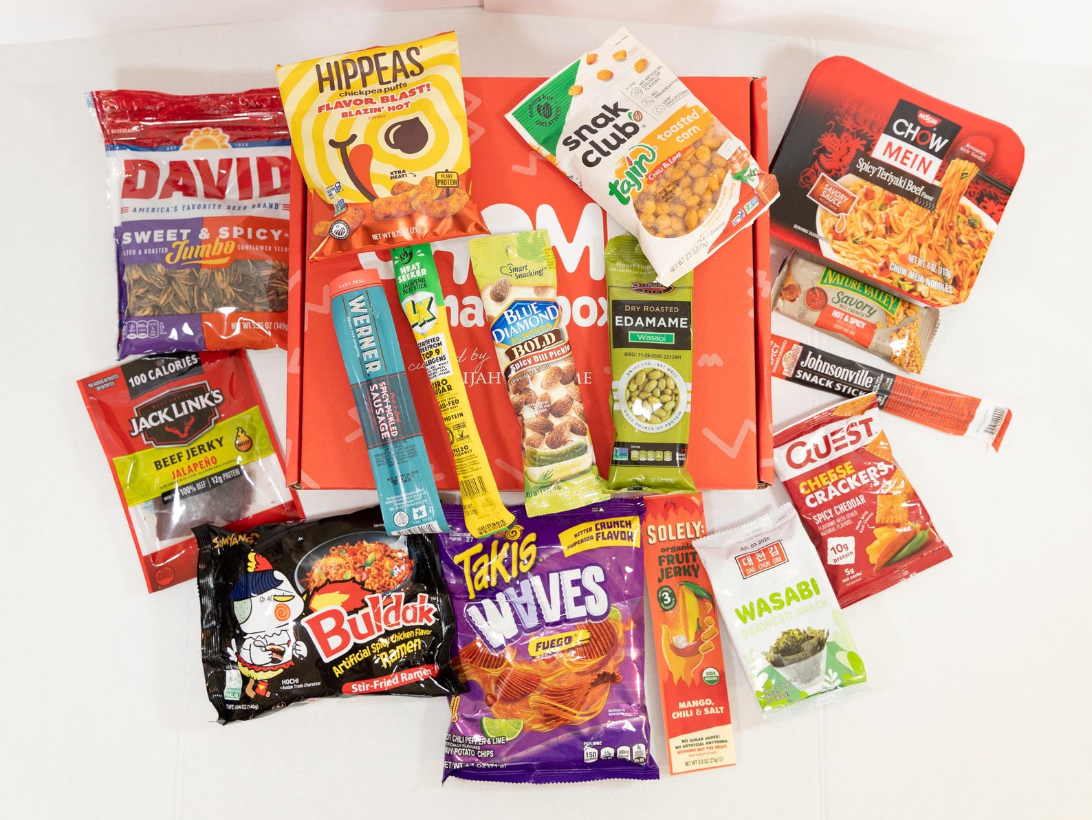 Hot and Spicy Snack Gift Box, Artisanal Snacks, Global Snacks, Variety ...