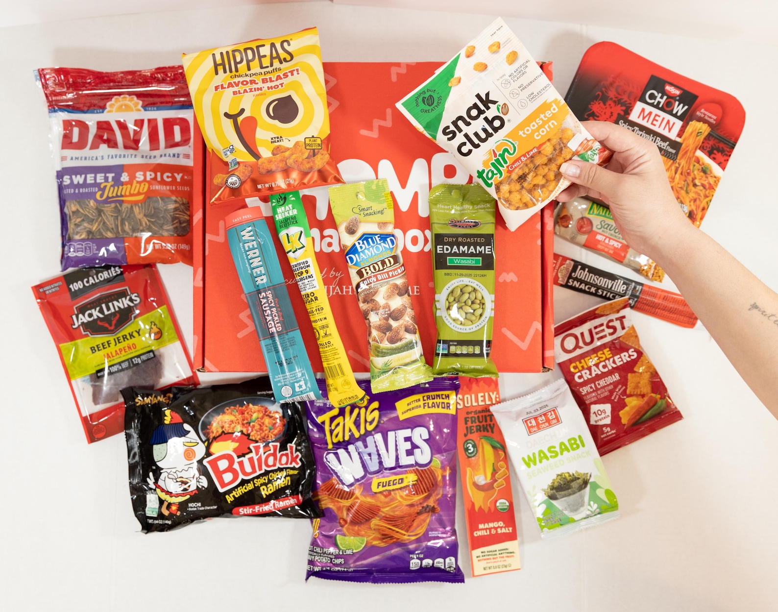 Hot and Spicy Snack Gift Box, Artisanal Snacks, Global Snacks, Variety ...