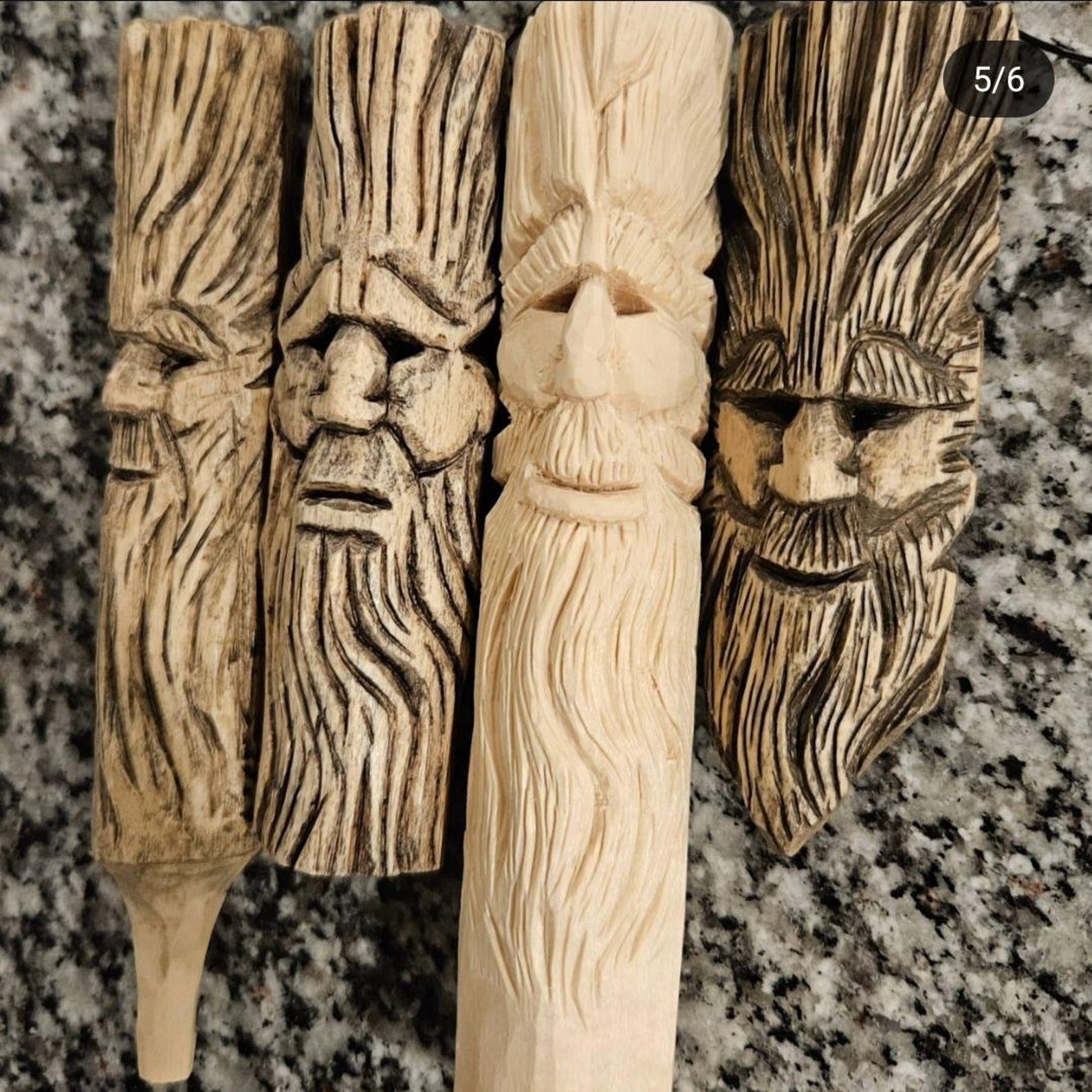 Custom Wood Spirit - Hand Carved in Basswood - Etsy