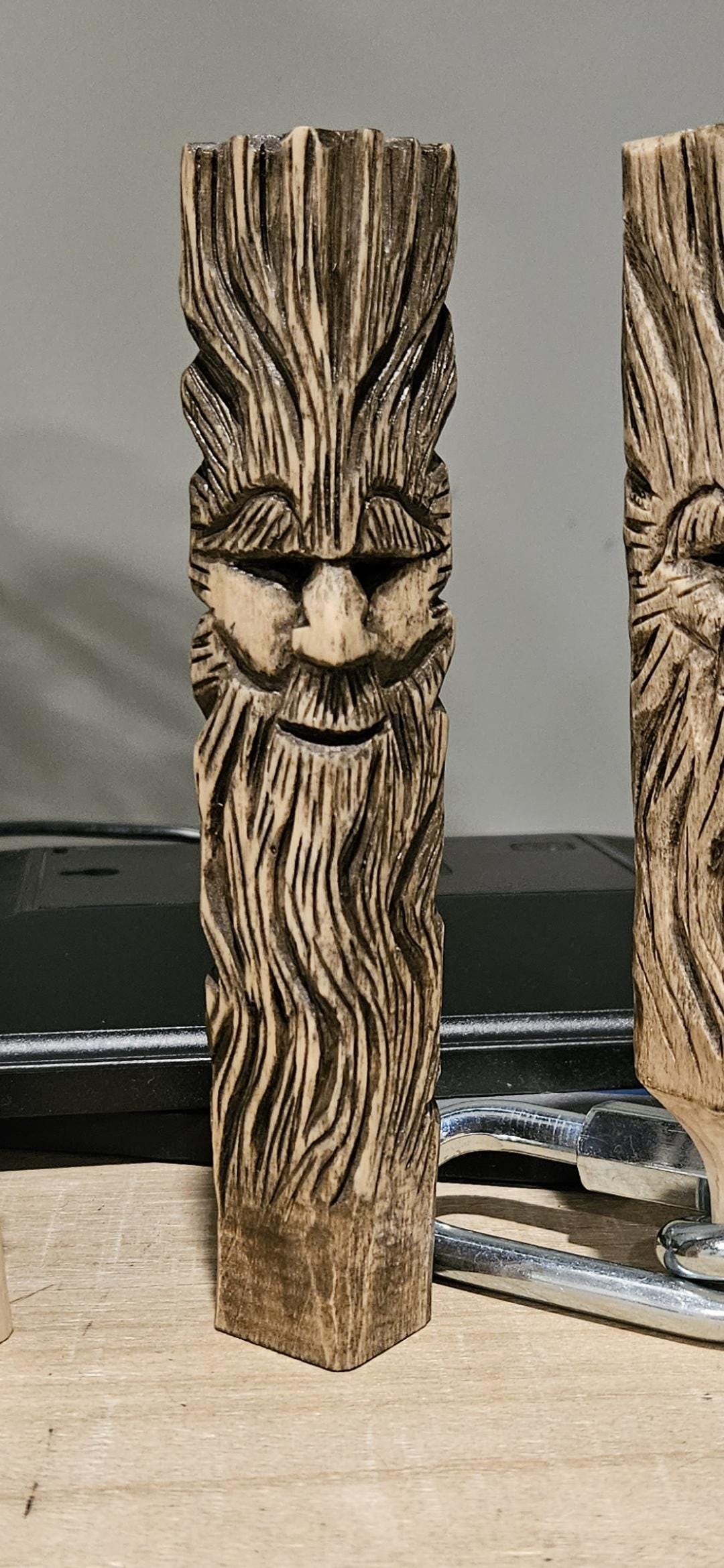 Custom Wood Spirit - Hand Carved in Basswood - Etsy