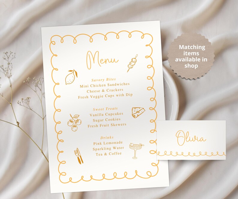 Editable Printable Place Card Template, Name Cards for Weddings ...