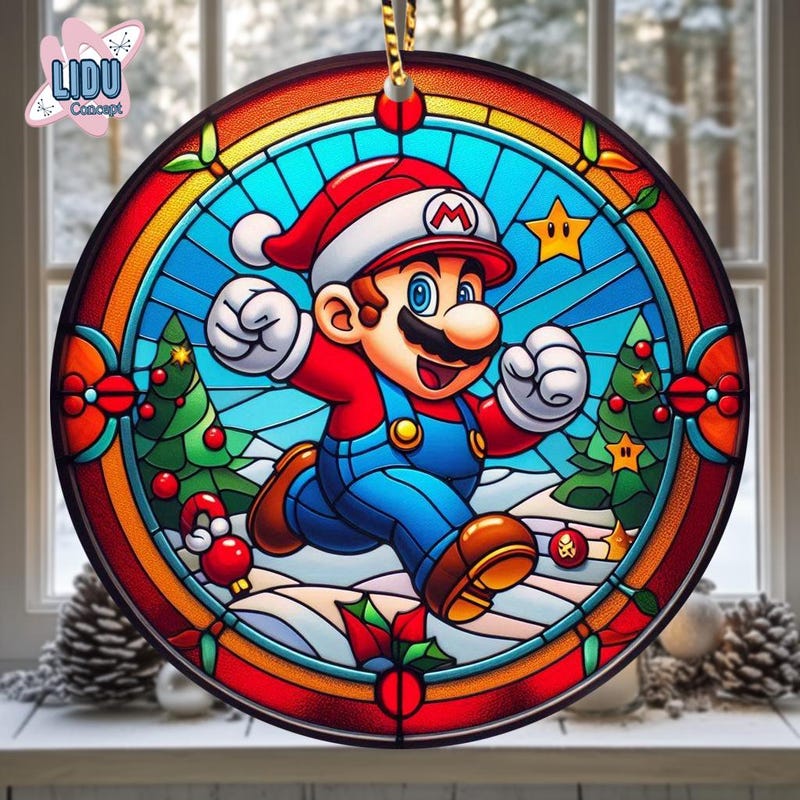 Mario Ornaments - Etsy