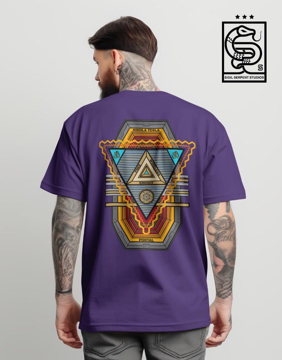 Tesla Portal Shirt, Spiritual Shirt, Nikola Tesla Shirt, Yoga T-shirt ...