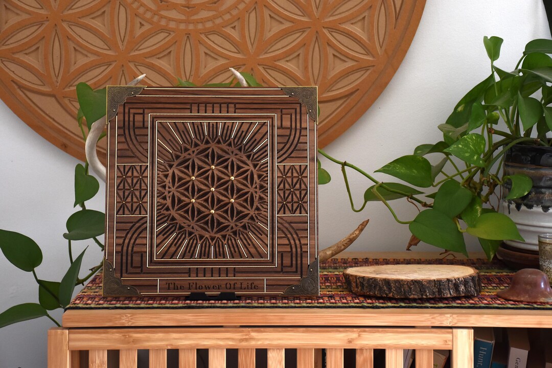 Sacred Geometry Art, the Flower of Life, Wall Decor, Home Decor ...