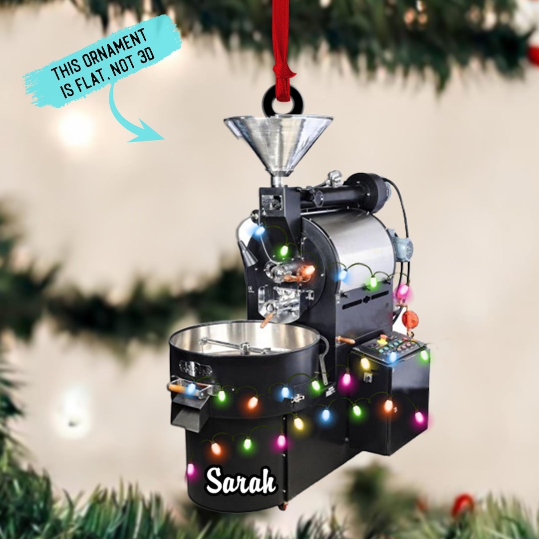 Custom Vintage Coffee Grinder Christmas Ornament, Gift for Coffee ...