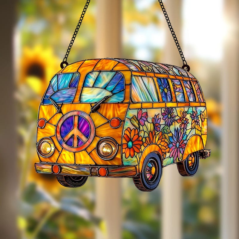 70s Stained Glass - Etsy