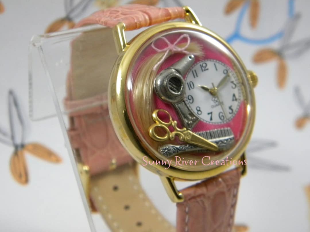 Beautician Watch Your Choice of Hair Color and Background Color, Hair ...