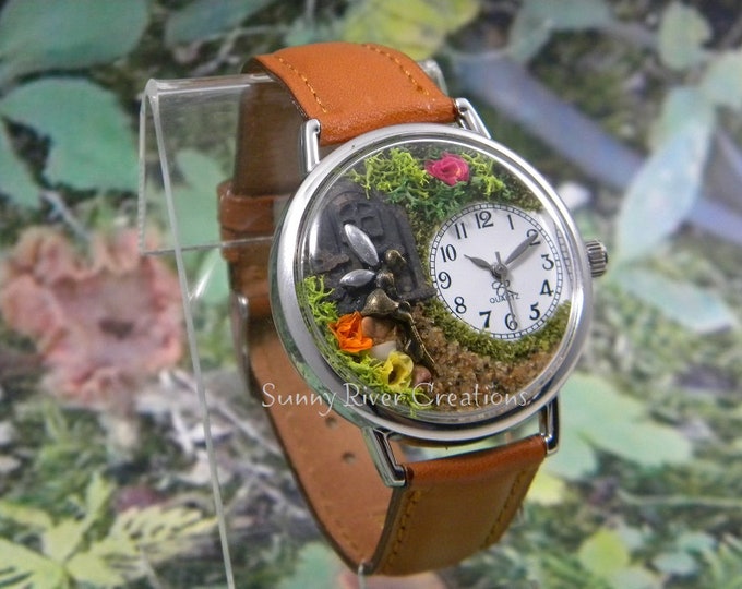 Fairy Secret Garden 3D Watch Handmade in USA by Whimsical Gifts Novelty ...