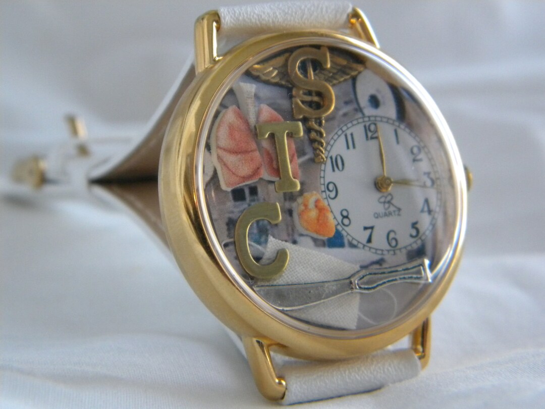 Cardio-thoracic Surgeon Watch With Tiny Heart and Lungs, Hospital ...