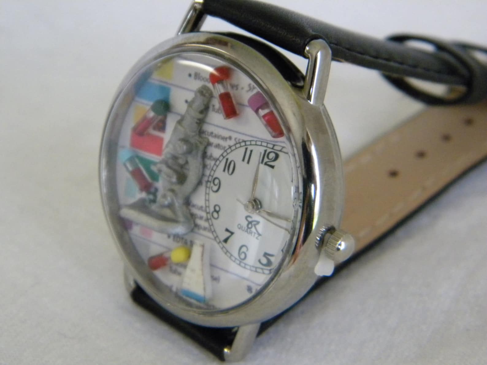 Laboratory Scientist Watch With Vials Microscope Beaker - Etsy