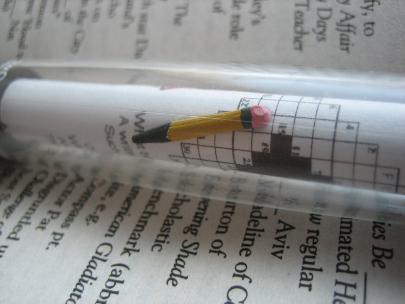 Crossword Puzzle Pen - Etsy Crossword Puzzle Pen - Etsy