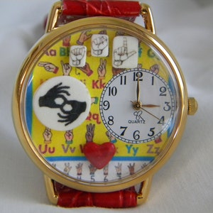 American Sign Language Interpreter Watch or I Love You ASL | Etsy