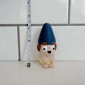 3D Printed Bluey Inspired jeremy Gnome Unique Garden or Home Decor - Etsy