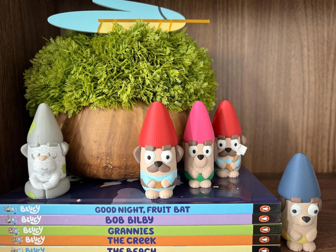 Bluey Inspired Gnomes - Unique Garden or Home Decor - Etsy