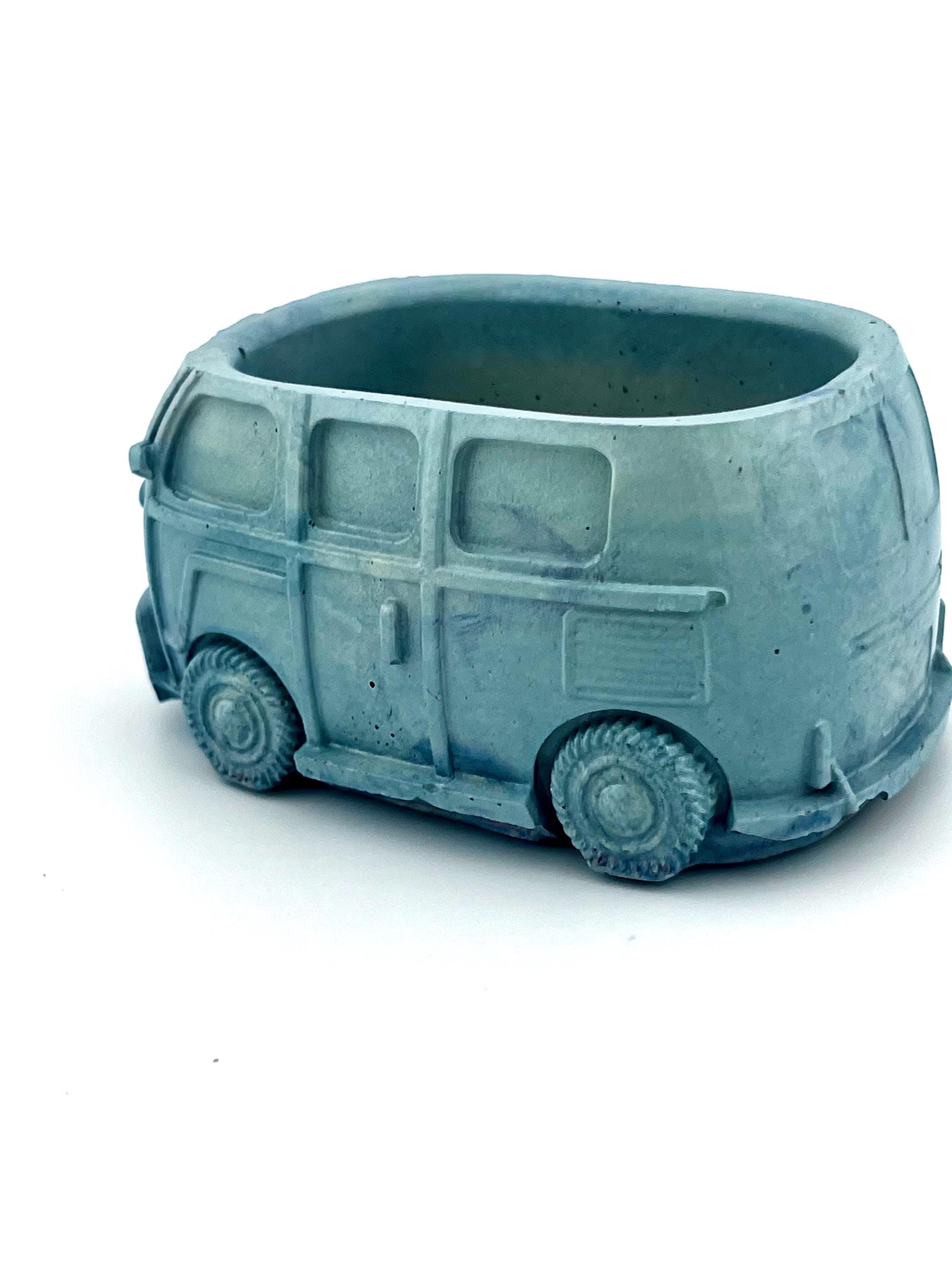 VW Bus Small Succulent Planter | Desk Accessory | Card Business Card ...