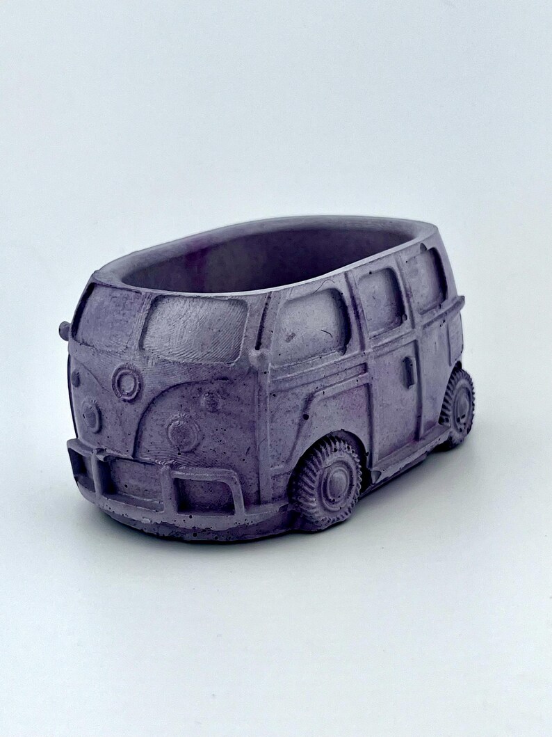 VW Bus Small Succulent Planter | Desk Accessory | Card Business Card ...