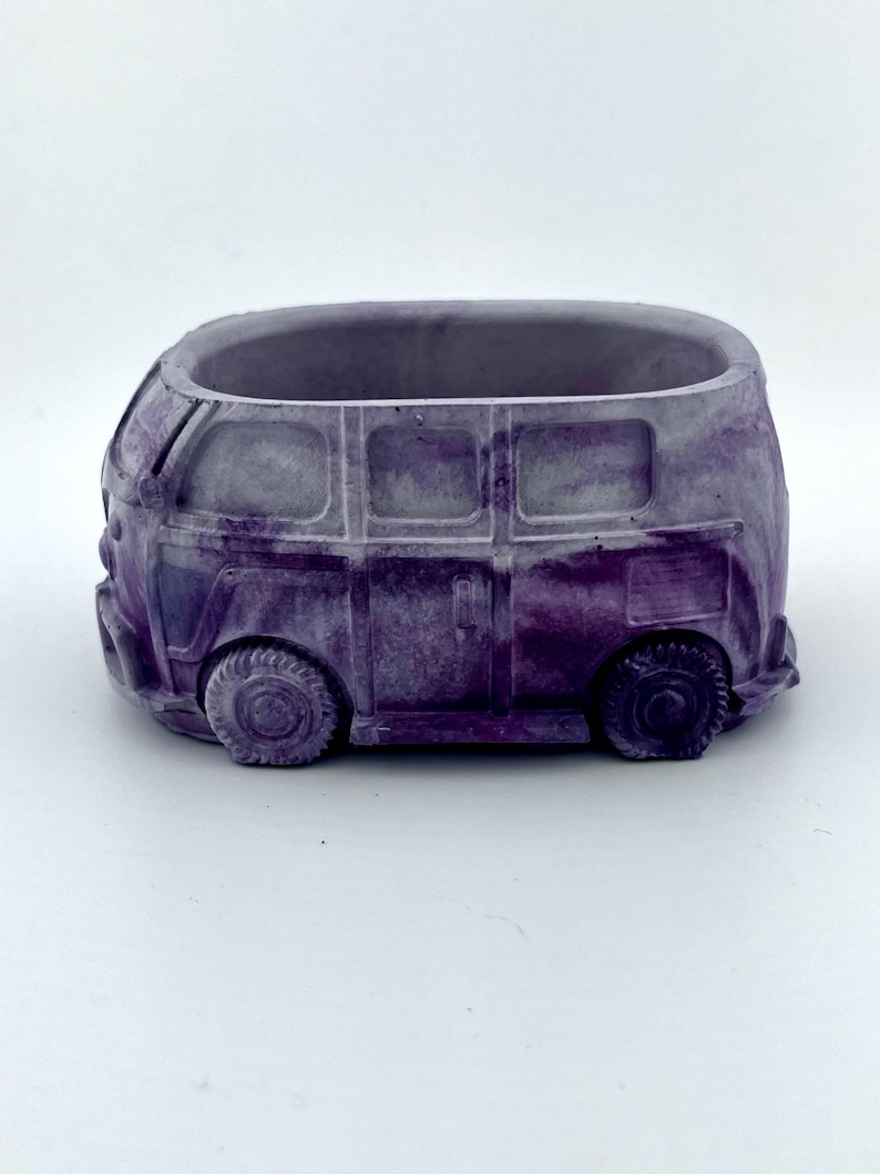 VW Bus Small Succulent Planter | Desk Accessory | Card Business Card ...