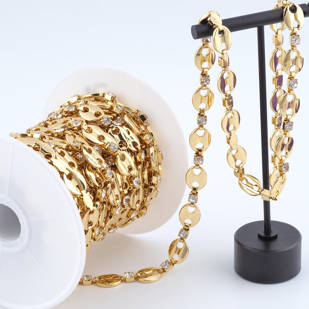 18K Gold Filled Pig Nose Chains,unfinished Chain,semi-finished Product ...