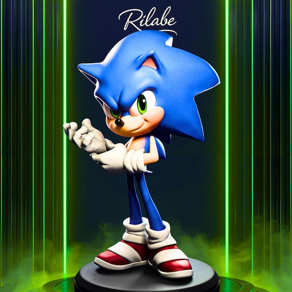 Sonic Fanart Print - Etsy