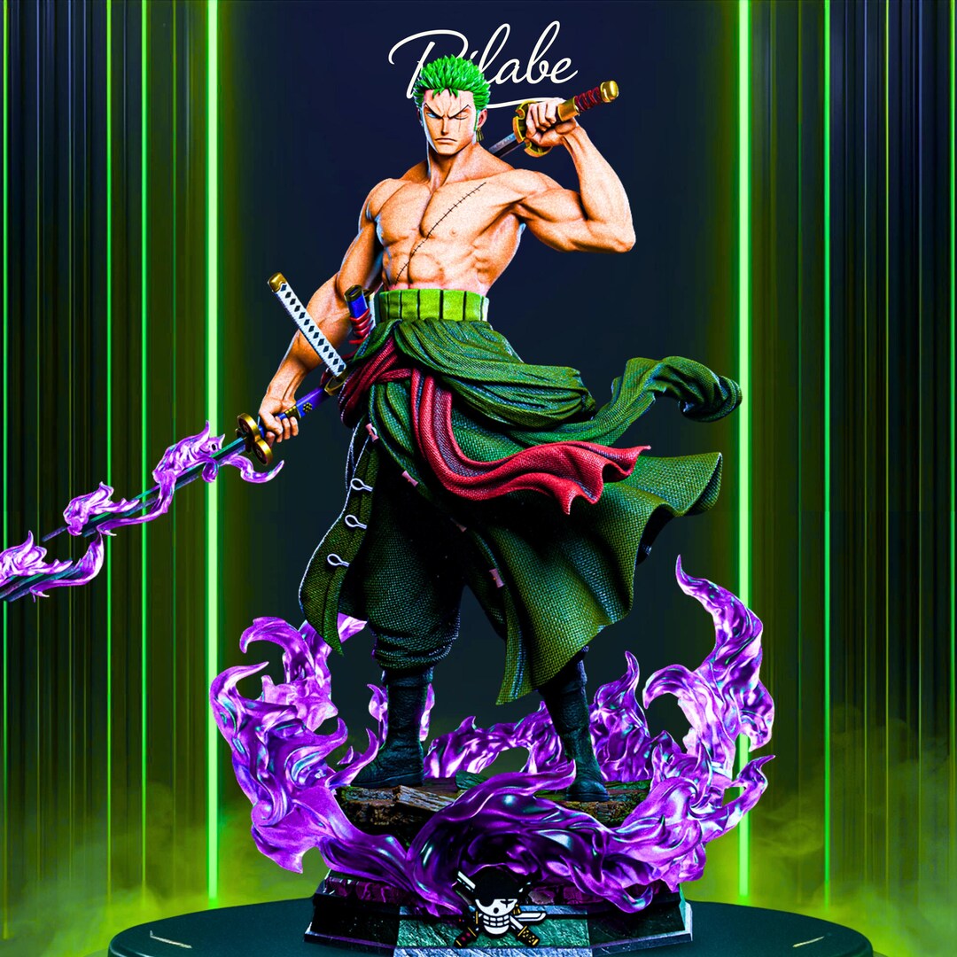 Epic Samurai Swordsman Fanart STL Statue | 1/7 Scale | Dual Sword ...