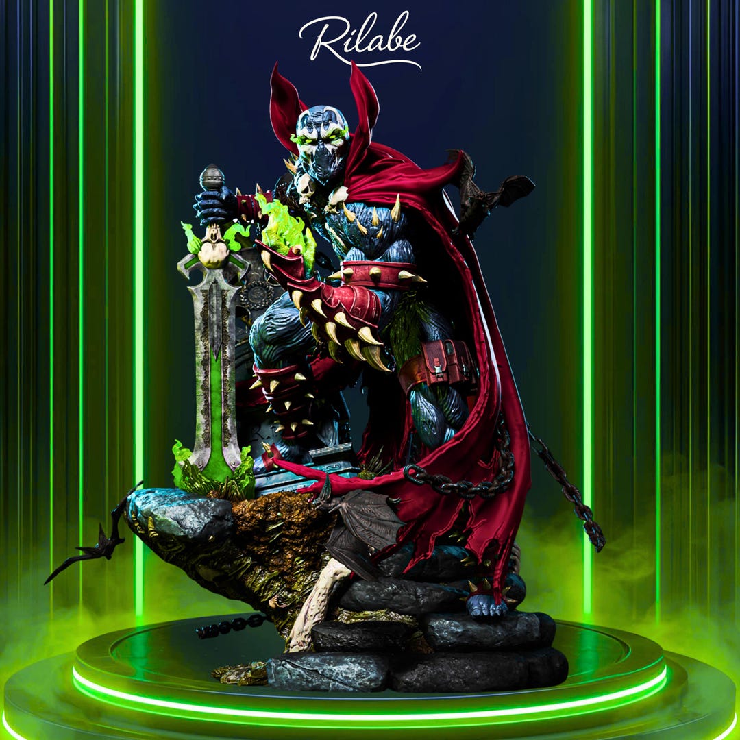 Epic Hell Knight Fanart STL Statue | 1/6 Scale | Dark Hero With Cloak ...
