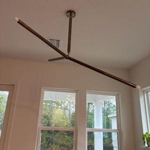 Minimal Asymmetrical Modern Arrow Shape Brass Ceiling Light Fixture ...