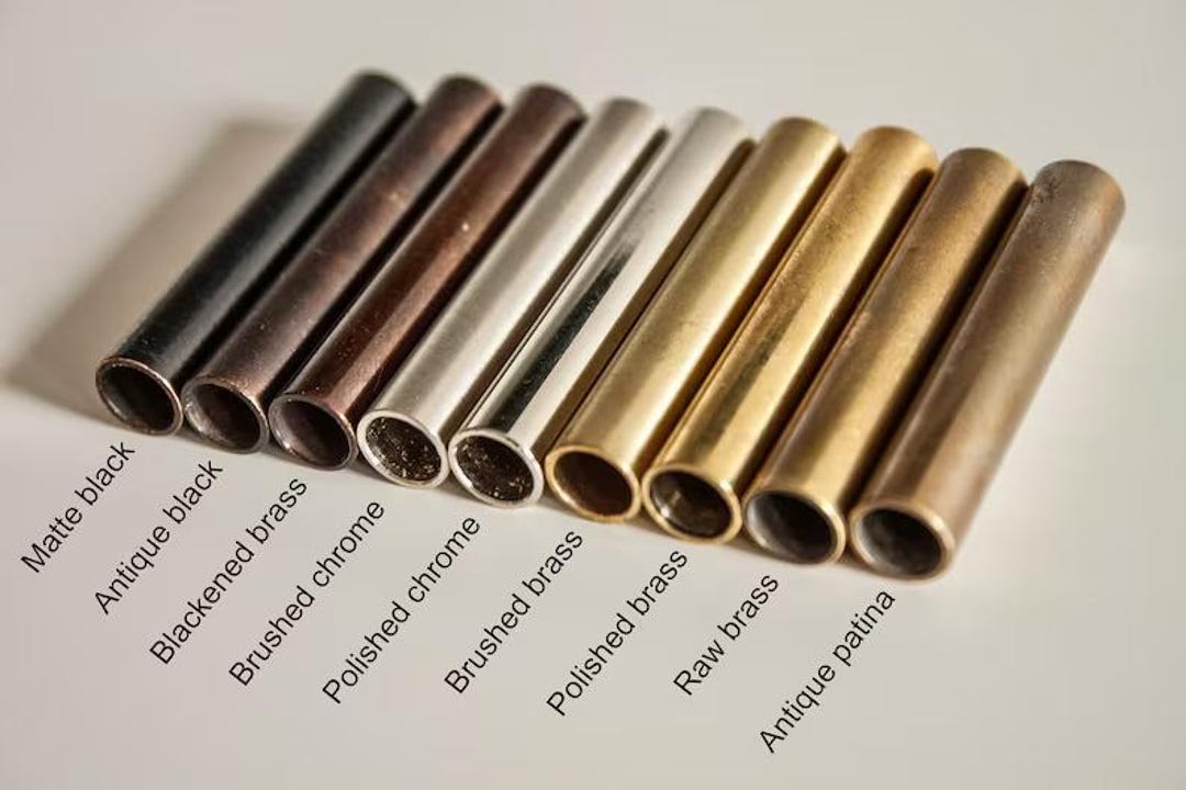 Brass Finishes Samples for Custom Handcrafted Brass Light Fixture - Etsy