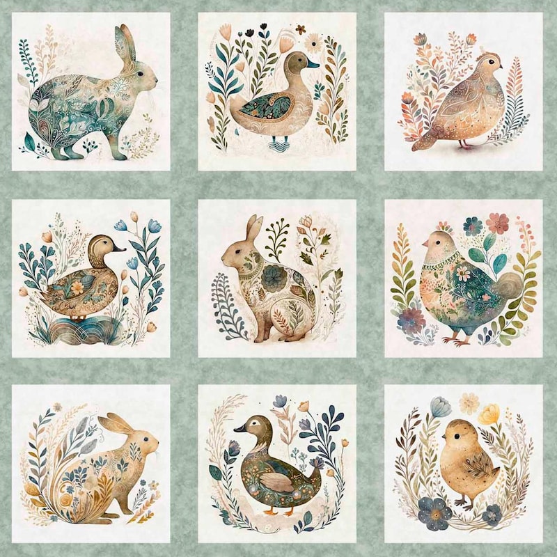 Cotton Baby Chick Fabric - Etsy