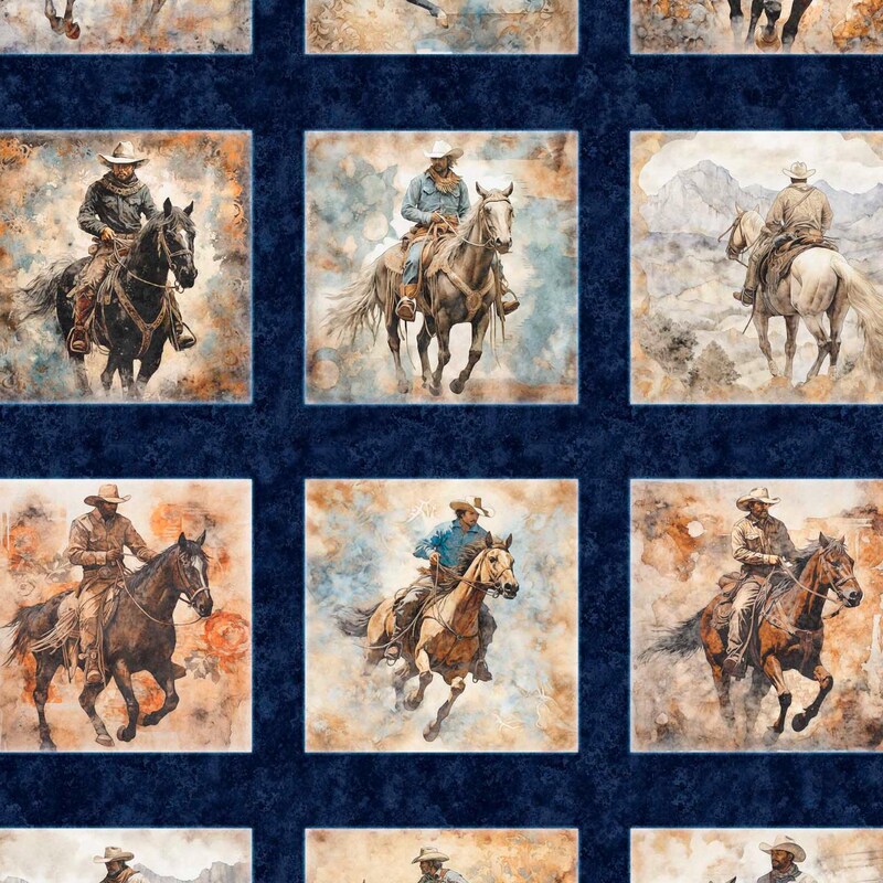Cowboy Fabric - Etsy