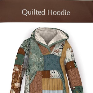quilted pattern hoodie