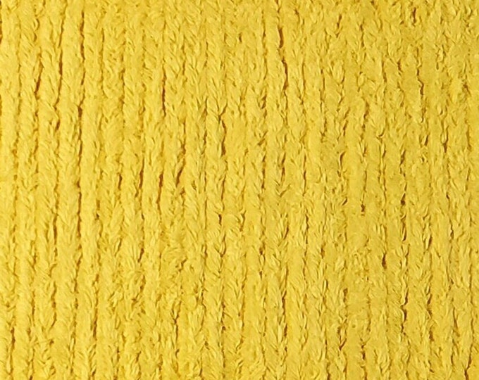 Chenille, Sunburst, Bright Yellow, Terry, 100% Cotton, 10 Oz, TC-0513 ...