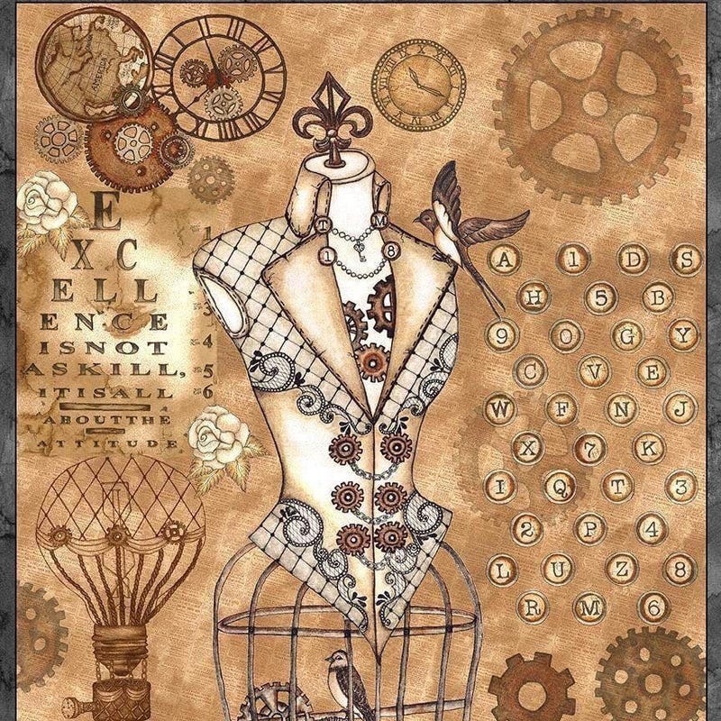 Steampunk Quilt Kit - Etsy