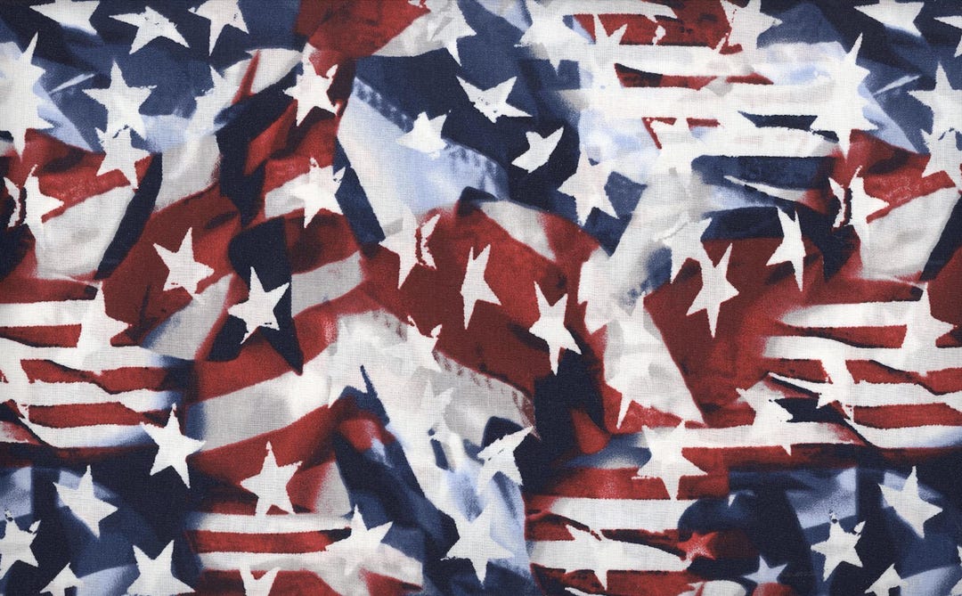 Patriotic Red White Blue Flag Stars Stripes Old Glory Americana Happy ...
