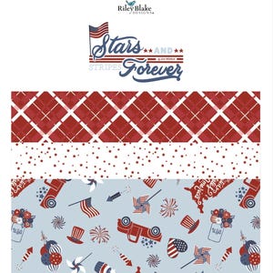 Stars & Stripes Forever Fat Quarter Bundle Lori Whitlock Little Red ...