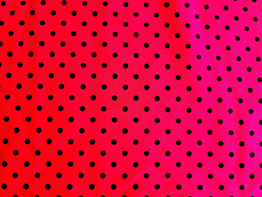 Dotty Dot, Ladybug Polka Dots, Red With Black Dots, DOT-C 1820 ...