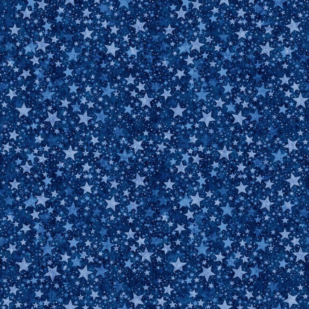 American Freedom Patriotic Blue Stars Old Glory Navy Blue #19 Americana ...
