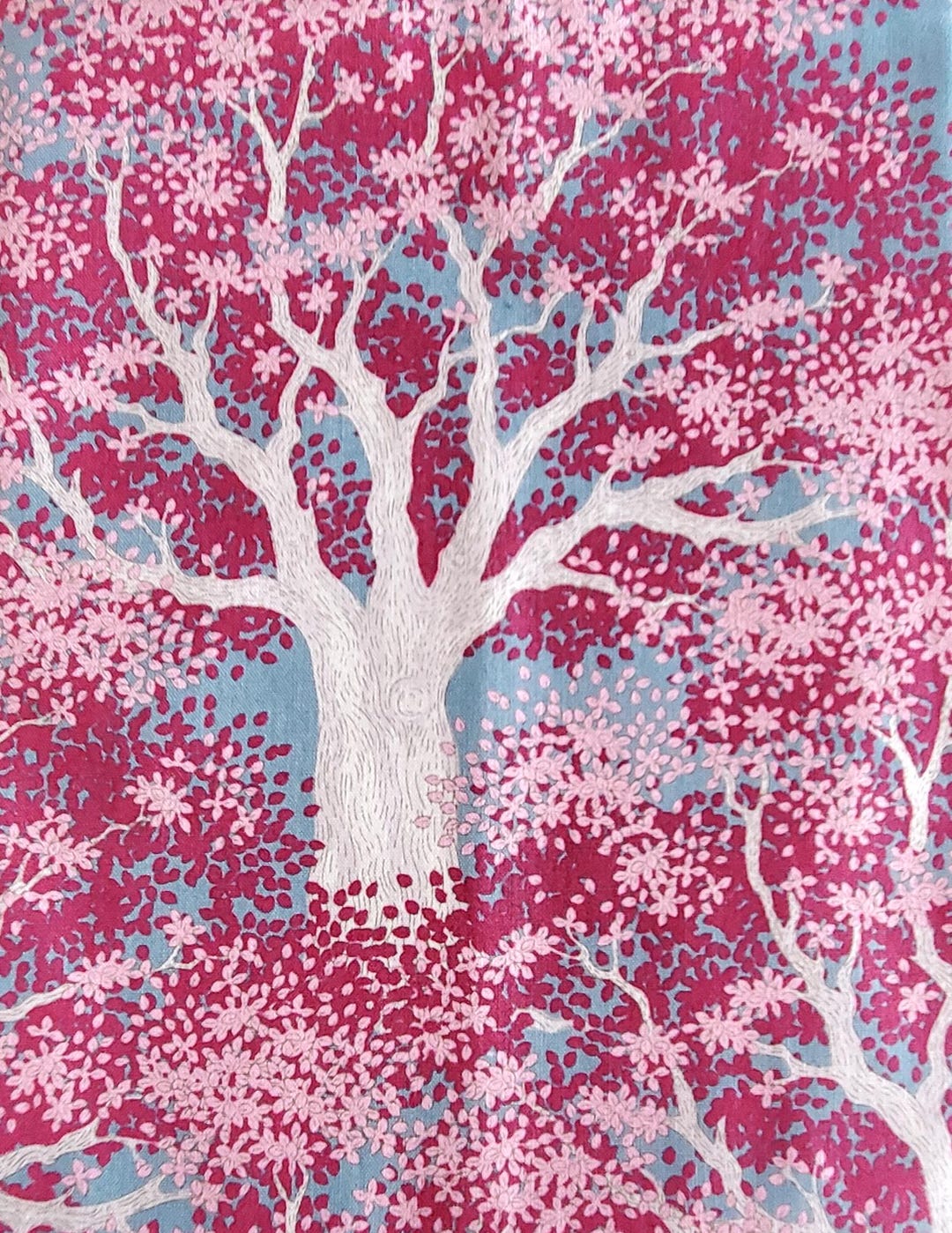 Woodland, Juniper Plum, Maroon Grey Trees, Tilda Quilt Collection ...