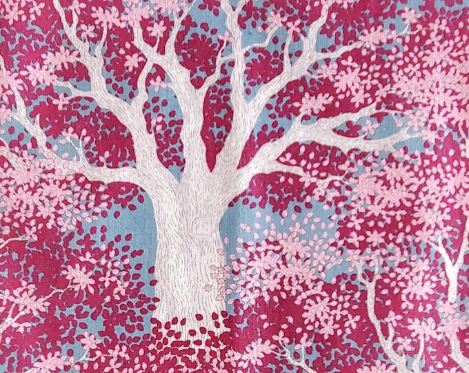 Woodland, Juniper Plum, Maroon Grey Trees, Tilda Quilt Collection ...