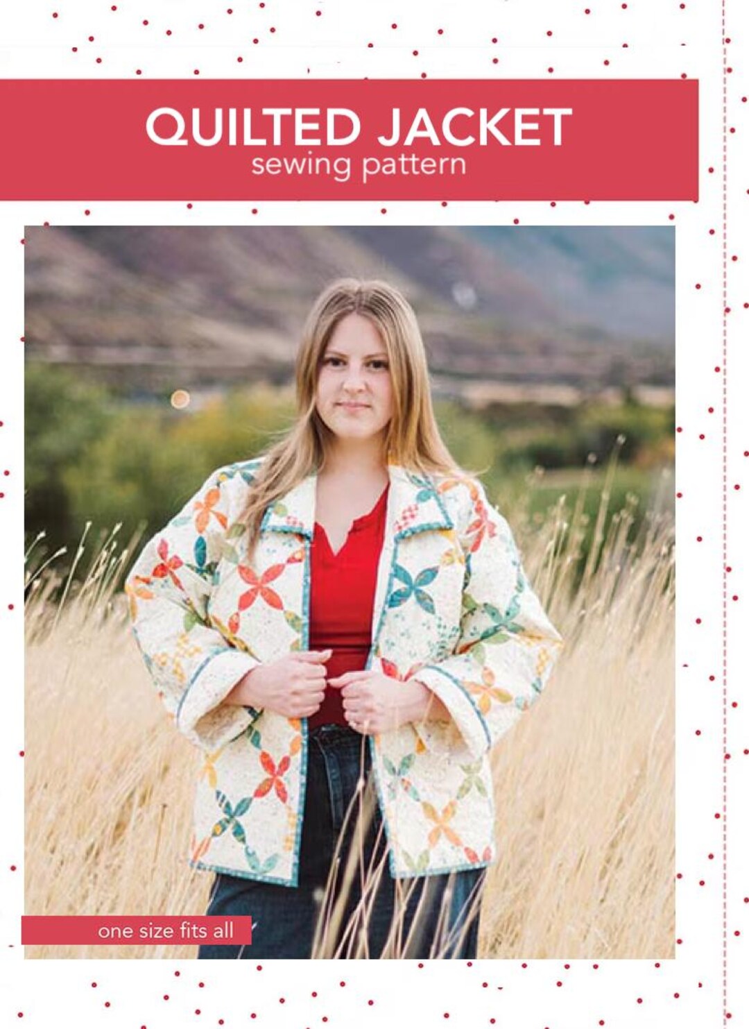 NEW! Quilted Jacket by Paula Mckinlay and Claire Root, Perfect One Size ...