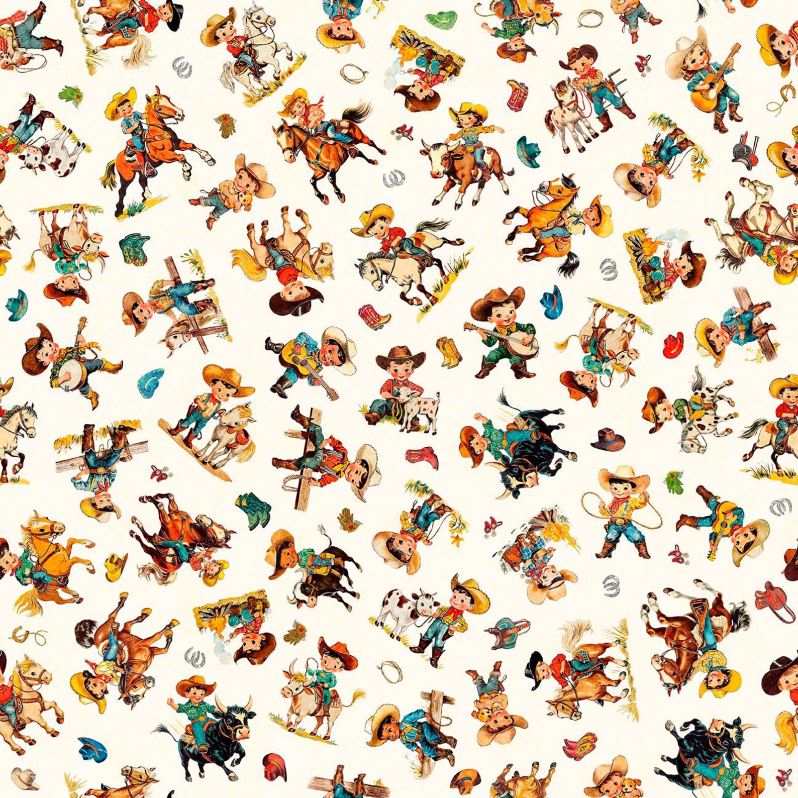 NEW! Yippee Ki Yay Cowboy Cowgirl Lil Buckaroo Pony Pal Strumming ...