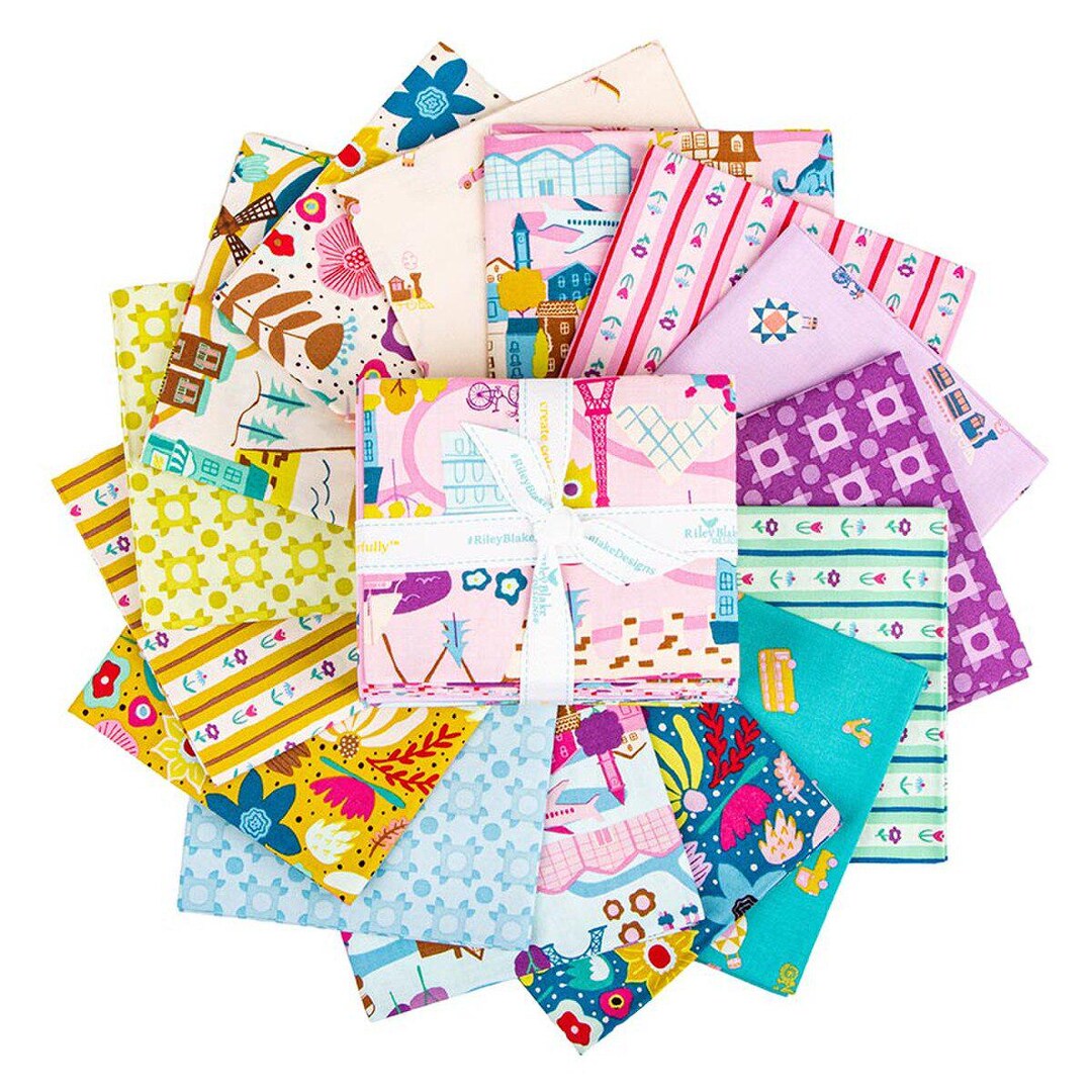 NEW! Genesis Journey Fat Quarter Bundle by Genesis Hall Patchwork Quilt ...