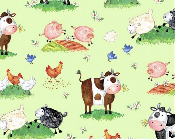 NEW! Happy Family Farm Animals Cows Munch Chickens Cackle Pigs Sheep ...