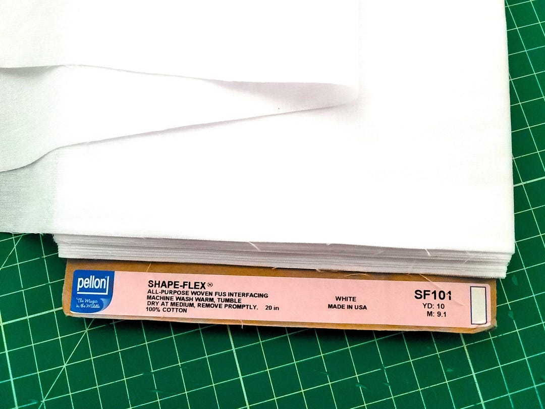 YARD Pellon SF101 Shape-flex Interfacing, All Purpose, Fusible, Woven ...