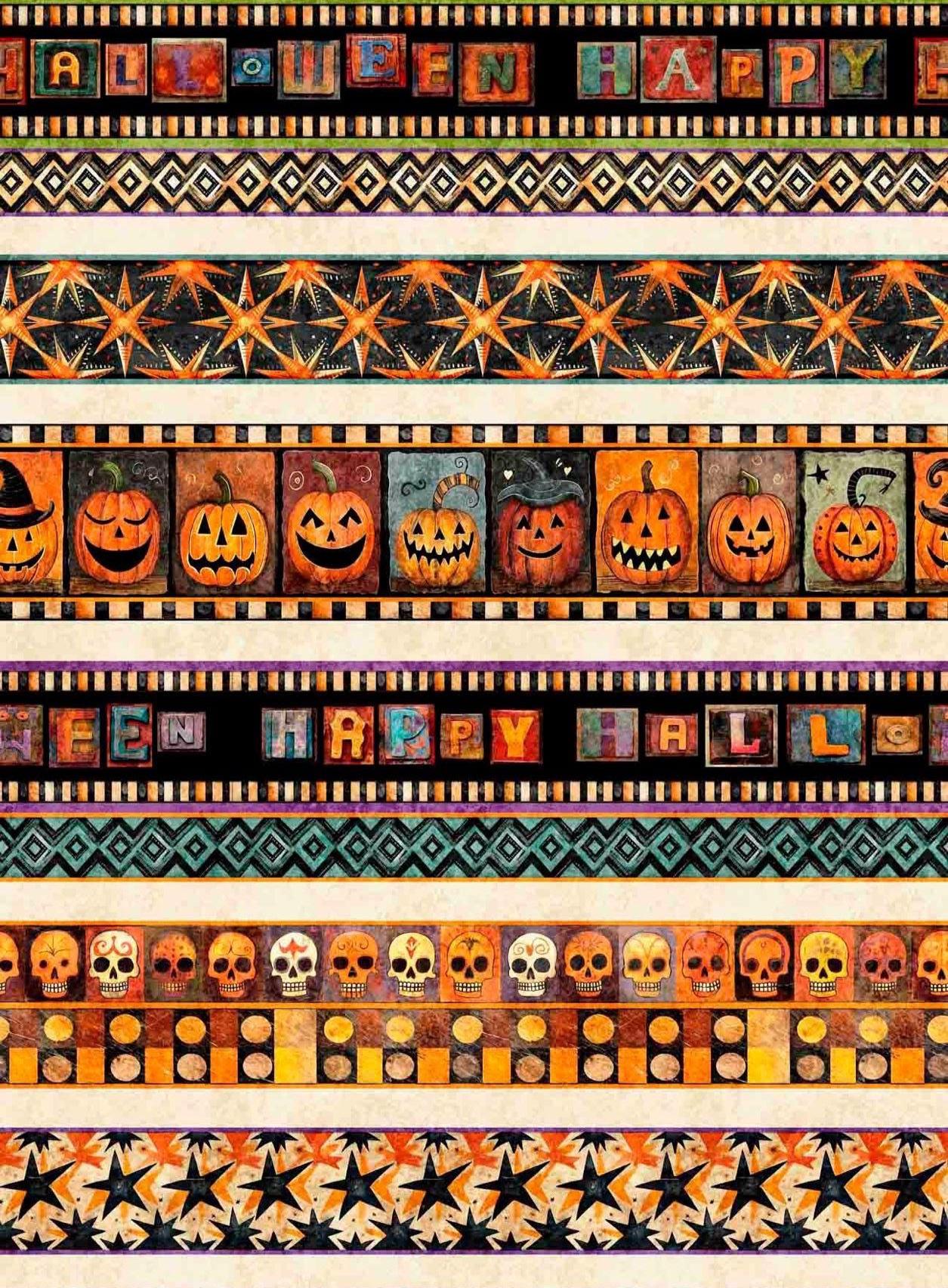 NEW! Creepin It Real Halloween Stripe Design Scary Good by Dan Morris ...