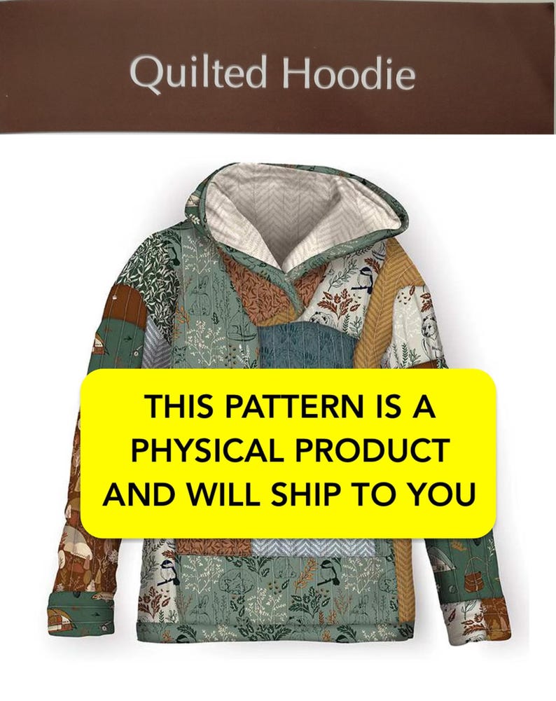 NEW! Quilted Hoodie Pattern by Casey Cometti of Wellspring Designs XS ...
