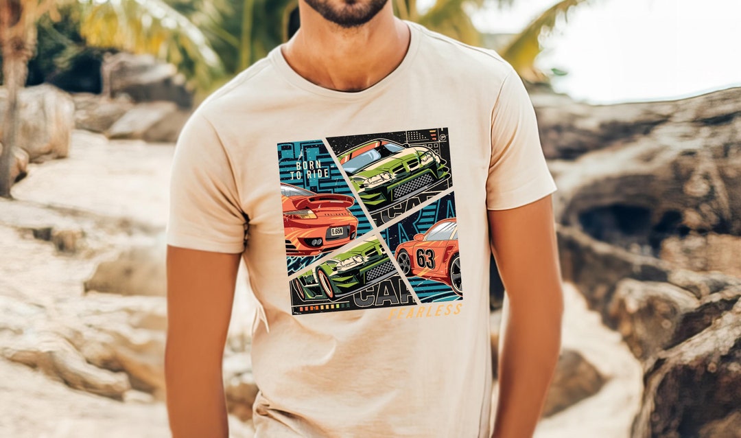 Vintage Sports Car Shirt, Retro Auto Sweatshirt for Man, Trendy Racing ...