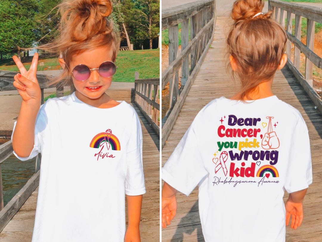 Custom Dear Cancer You Pick Wrong Kid Shirt, Personalized ...