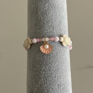 Pink Beachy Shell Bracelet - Etsy