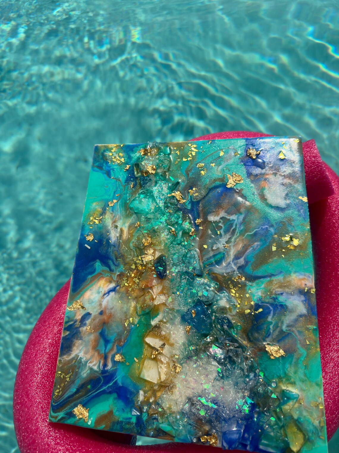 Resin Geode Inspired Wall Decor - Etsy