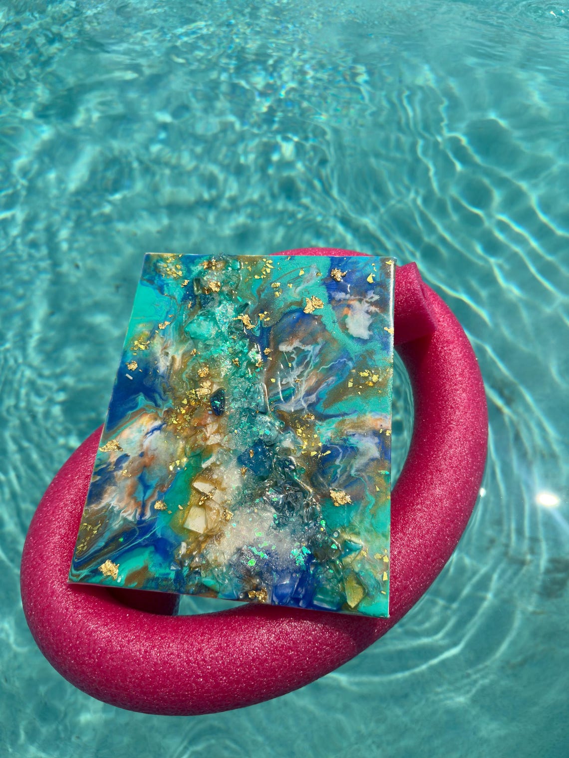 Resin Geode Inspired Wall Decor - Etsy